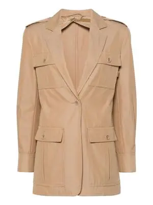 Max Mara Cotton Canvas Trench Coat - Camel