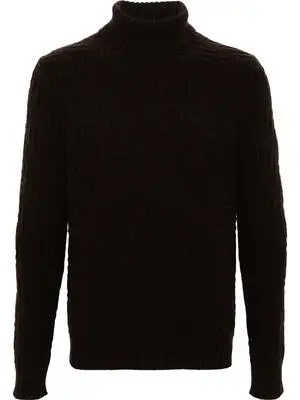 Prada Cashmere Turtleneck Sweater - Brown