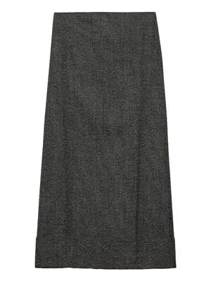 PRADA Prada Wool Long Skirt