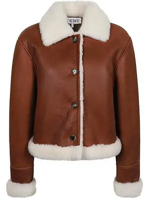 LOEWE Loewe Shearling Leather Jacket