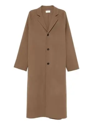 THE ROW Wool Long Coat - Camel