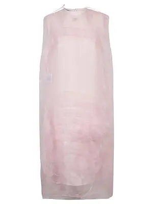 Prada Voile Tec Mini Dress - Pink