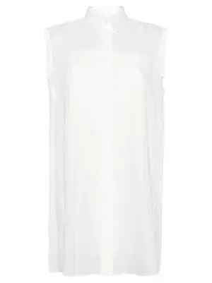 SACAI Sacai Cotton Blend Chemisier Dress