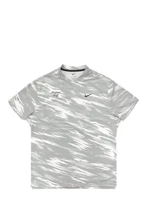 MALBON X Nike Drifit Adv Tiger Woods Blade Polo Shirt - White/black