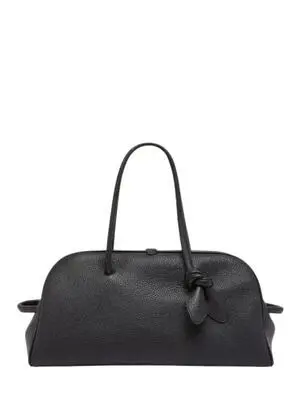Jacquemus Le Turismo Leather Shoulder Bag - Black