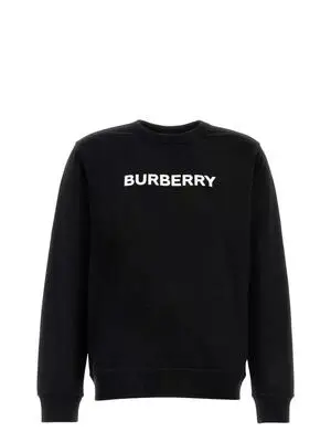 Burberry Logo-print Sweatshirt - Black