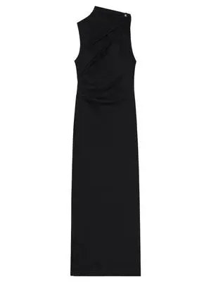 COURREGES Draped Dress - Black