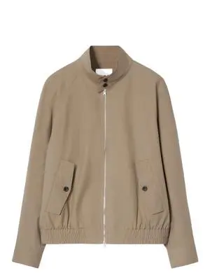 Cos Water-repellent Harrington Jacket - Beige
