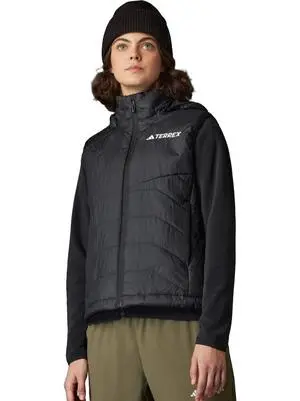 Adidas Terrex Climawarm Insulated Hooded Vest - Black