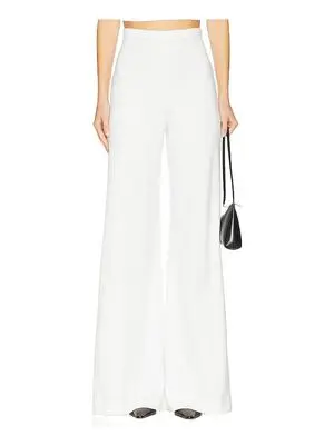 RIPLEY RADER Ponte Knit Wide Leg Pant - Off White