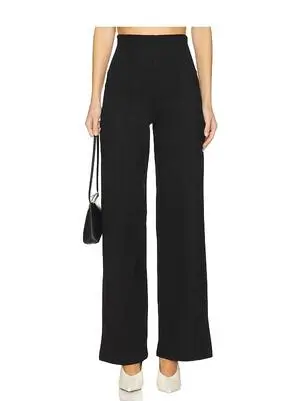 RIPLEY RADER Ponte Knit Straight Leg Pant - Black