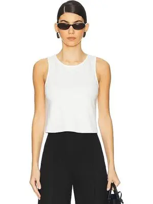 RIPLEY RADER Ponte Knit Tank Top - Off White