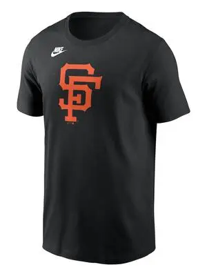 Nike San Francisco Giants Cooperstown Team Logo Mlb T-shirt - Black