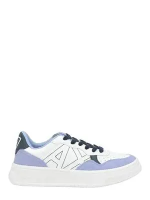 Armani Exchange Low-top Leather Sneakers - Purple