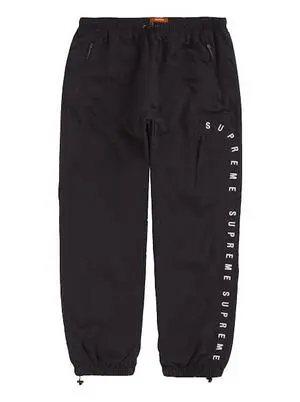 Supreme Curve Logos Ripstop Pant - Black