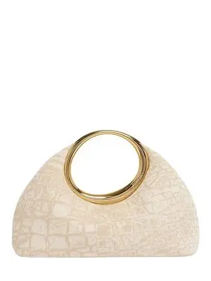 Jacquemus Jacquemus Le Petit Calino Croc-Printed Top-Handle Bag Le Petit Calino