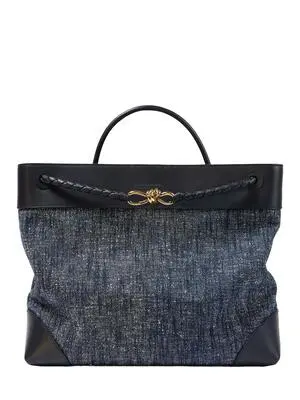 Bottega Veneta Andiamo Large Tote Bag - Blue