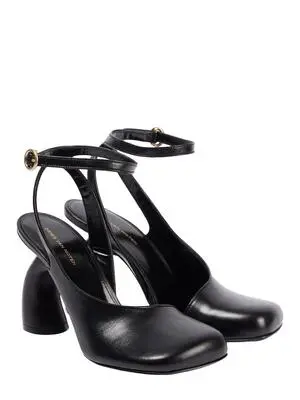 Dries Van Noten 95 Leather Pumps - Black