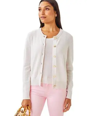 Lilly Pulitzer® Lilly Pulitzer Amalia Cardigan Resort White