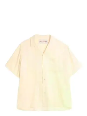 Valentino Garavani Patch-pocket Silk Shirt - Neutrals