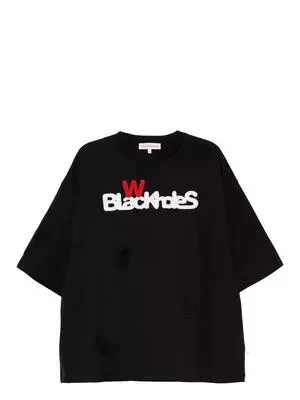 WALTER VAN BEIRENDONCK Blackholes T-shirt - Blue