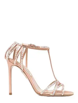 AQUAZZURA 105mm Forever More Sandals - Pink