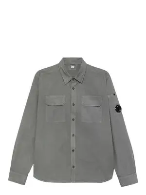 C.P. COMPANY Gabardine Shirt - Grey