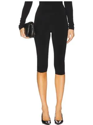 Norma Kamali Capri Legging - Black
