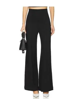 RIPLEY RADER Ponte Knit Wide Leg Pant - Black