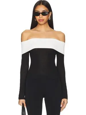 ALL THE WAYS Off Shoulder Top - Black