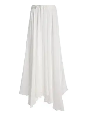 Bondi Born Cremona Flared Maxi Skirt - White