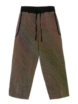 STAIN SHADE Padded Track Pants - Brown