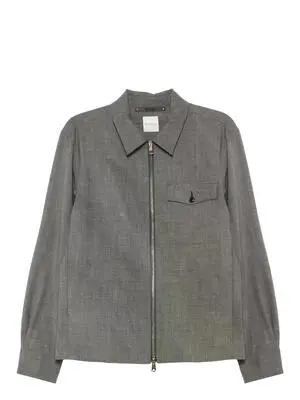 Paul Smith Zip-up Shirt Jacket - Grey