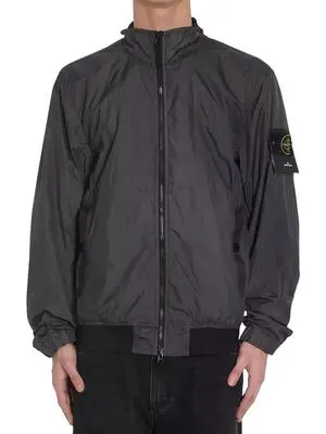 Stone Island Compass Badge Bomber Jacket - Grey