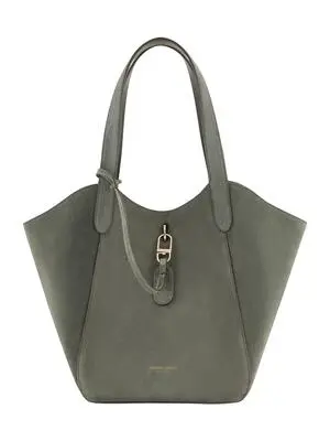 Giorgio Armani Medium Suede Handbag - Green