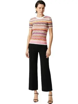 Missoni Striped Ribbed Sweater - Pink