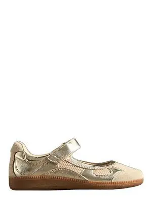 SILENT D Samantha Ballet Sneakers - Gold