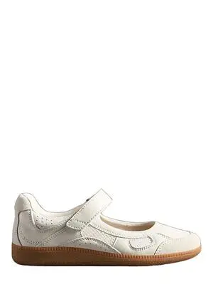 SILENT D Samantha Ballet Sneakers - White