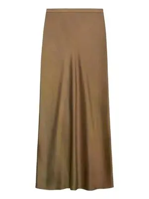 ANINE BING ANINE BING Bar Silk Midi Skirt