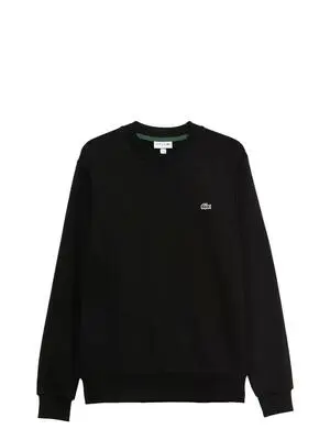Lacoste Cotton Sweatshirt - Black