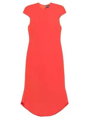 David Koma Cady Midi Dress - Orange
