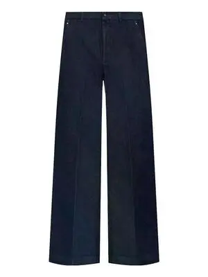 MONCLER Moncler High-Waisted Wide Leg Jeans