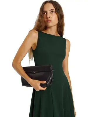 REFORMATION Devin Knit Dress Green