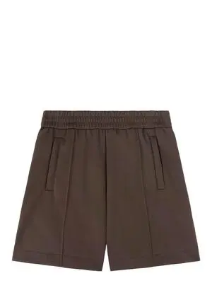 Palm Angels Logo Track Shorts - Brown