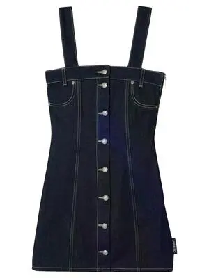 Off-White Corset Denim Dress - Blue