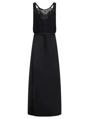 Balenciaga Patched Maxi Dress - Black