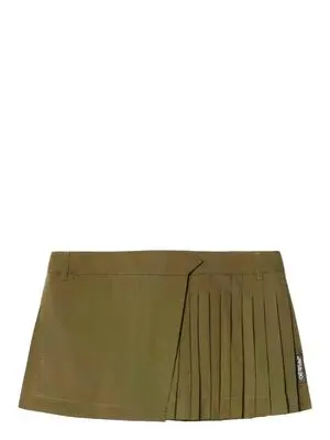 Off-White Savana Mini Skirt - Green