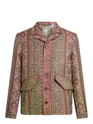 Etro Printed Shirt Jacket - Red