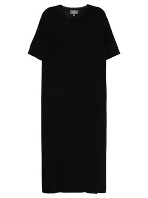 Eric Bompard Knitted Midi Dress - Black