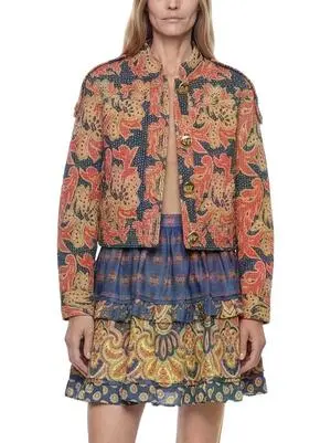 Valentino Garavani Apres L'hiver Jacquard Jacket - Blue